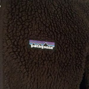 Patagonia | Jackets & Coats | Chocolate Brown Patagonia Fuzzy Jacket ...